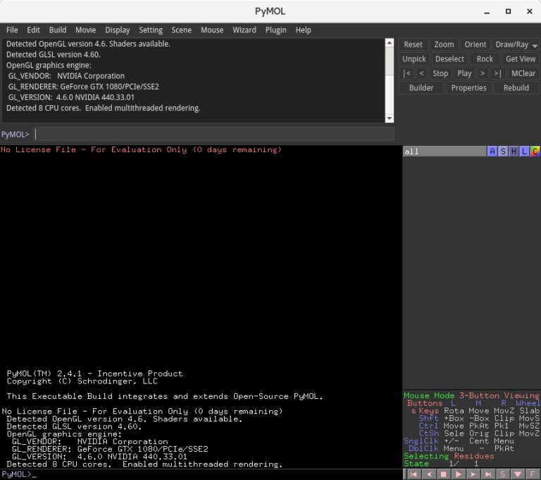 タンパク質の形（立体構造）の表示・分析 : PyMOLのインストール | Hira Labo