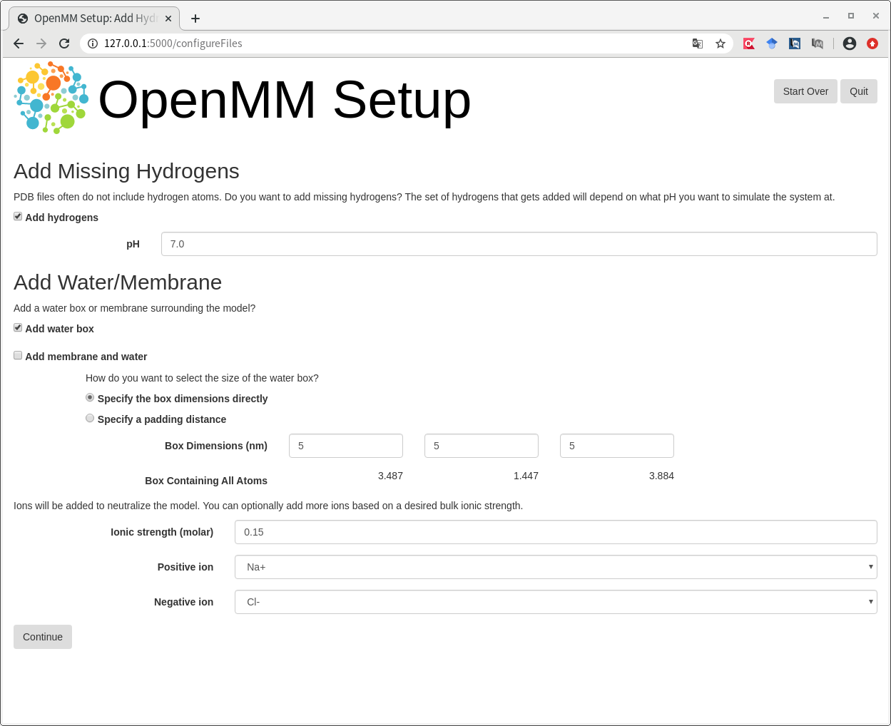 OpenMMによる分子動力学計算 ：タンパク質フォールディングシミュレーション | Hira Labo