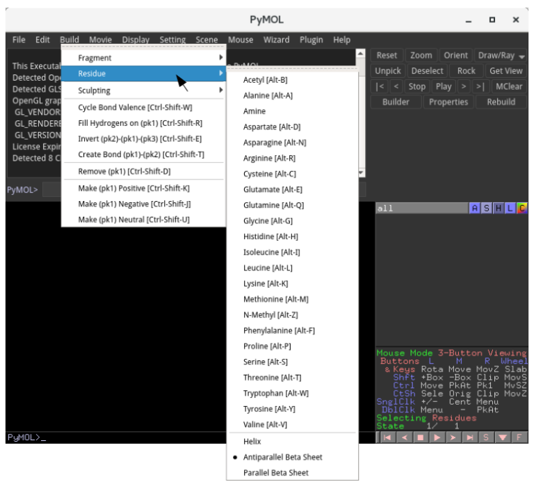 PyMOLによる分子構造の構築 ：タンパク質フォールディングシミュレーション | Hira Labo