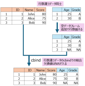 Rでデータの結合② ー列の結合, cbind関数, merge関数ー | Hira Labo