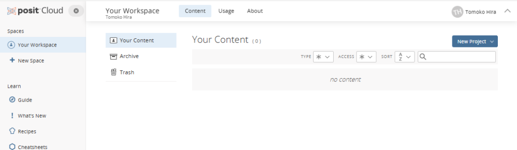 Web上でRStudioを使おう！ーPosit Cloud, データの取り込みと出力ー | Hira Labo